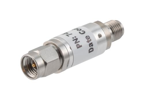 10 dB Fixed Attenuator, 3.5mm Male to 3.5mm Female Aluminum Body Rated ...