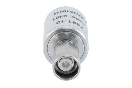 10 dB Fixed Attenuator, NEX10 Male to NEX10 Female Aluminum Body Rated ...