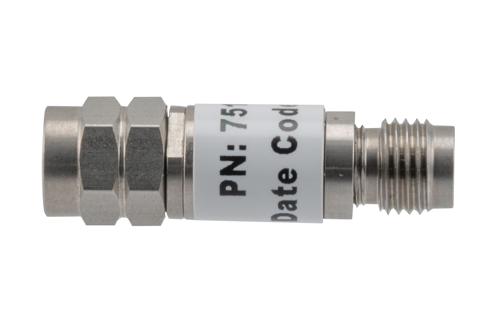 10 dB Fixed Attenuator, 2.4mm Male to 2.4mm Female Stainless Steel Body ...