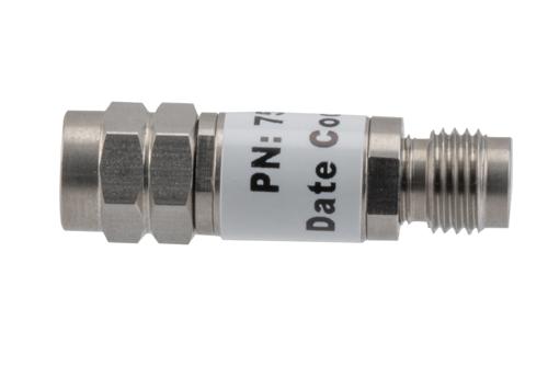 30 dB Fixed Attenuator, 2.4mm Male to 2.4mm Female Stainless Steel Body ...