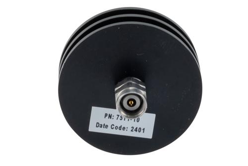 10 dB Fixed Attenuator, 2.4mm Male to 2.4mm Female Aluminum Body Rated ...