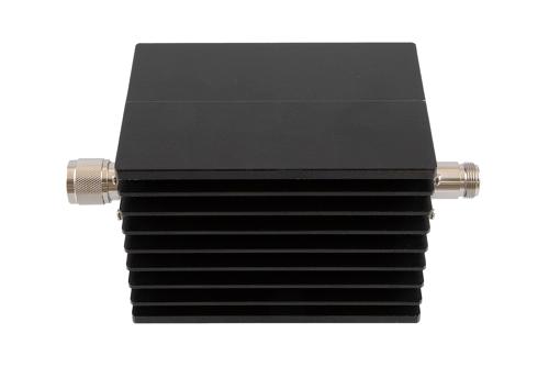 30 dB Fixed Attenuator, N Male to N Female Aluminum Black Anodized Body ...