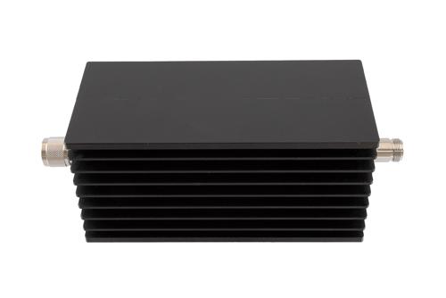 30 dB Fixed Attenuator, N Male to N Female Aluminum Black Anodized Body Rated to 250 Watts Up to ...