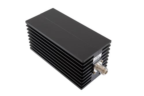 30 dB Fixed Attenuator, N Male to N Female Aluminum Black Anodized Body Rated to 250 Watts Up to ...