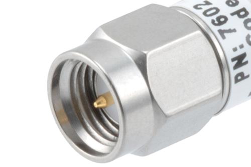 10dB RF fixed attenuator 2W, DC to 6GHz, SMA male to female, Stainless ...