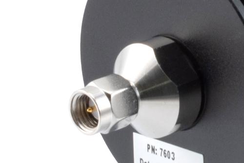 20dB RF fixed attenuator 50W, DC to 18GHz, SMA male to SMA female