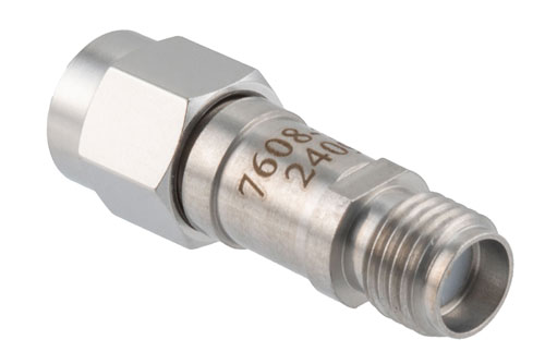 30 dB RF fixed attenuator 2W, DC to 6GHz, SMA Male to SMA Female ...