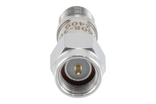 30 dB RF fixed attenuator 2W, DC to 6GHz, SMA Male to SMA Female ...