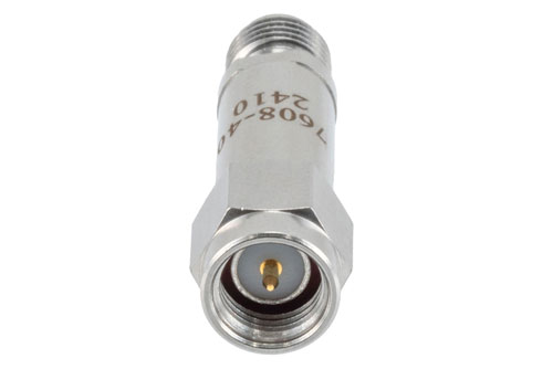 40 dB RF fixed attenuator 2W, DC to 6GHz, SMA Male to SMA Female ...
