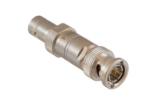 1 dB Fixed Attenuator 75 Ohm BNC Male to 75 Ohm BNC Female Brass Tri ...
