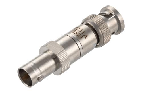 DC Block on Inner Conductor 75 Ohm BNC Male to BNC Female Operating From 10 MHz to 4 GHz