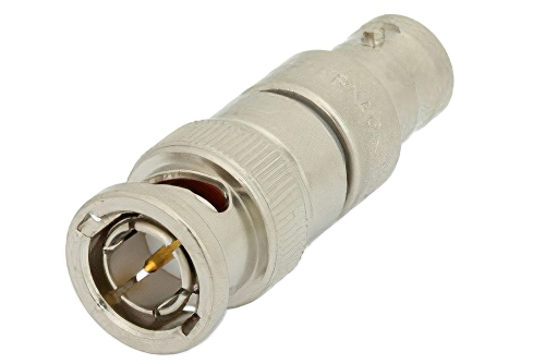 DC Block on Outer Conductor 75 Ohm BNC Male to BNC Female Operating ...