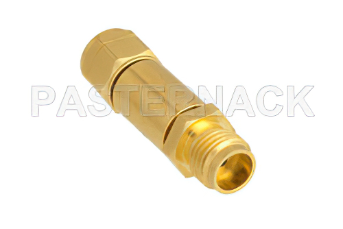 DC Block on Inner Conductor 2.4mm Male to 2.4mm Female Operating From 100 MHz to 50 GHz