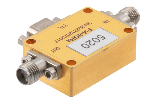 6 Bit TTL Programmable Phase Shifter, 4 GHz to 8 GHz, 360 degree Phase ...