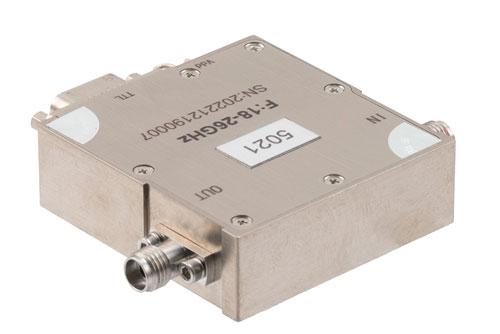 6 Bit TTL Programmable Phase Shifter, 18 GHz to 26 GHz, 360 degree ...
