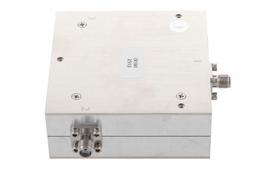 Circulator with 17 dB Isolation from 1 to 2 GHz, 50 Watts and SMA Female