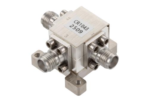 Circulator with 14 dB Isolation from 18 to 26.5 GHz, 10 Watts and SMA ...