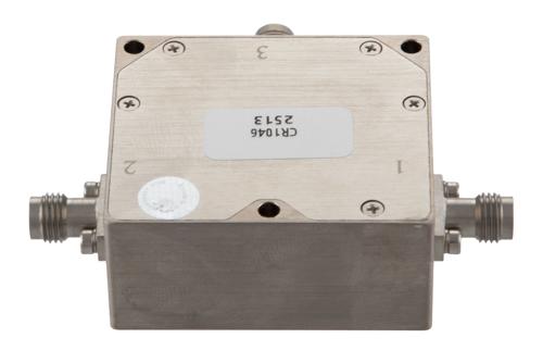 Circulator with 12 dB Isolation from 45 to 50 GHz, 20 Watts and 2.4mm ...