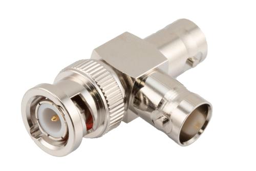Commercial Grade BNC Tee Adapter Male-Female-Female