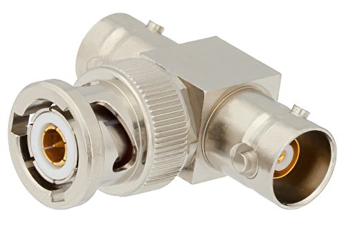 BNC Triax Tee Adapter Male-Female-Female