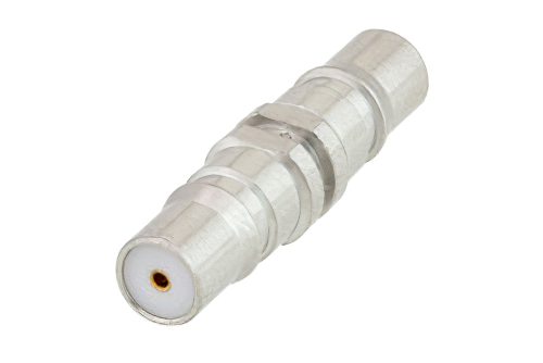 Hermetically Sealed Snap-On QMA Female to QMA Female Snap-On Adapter