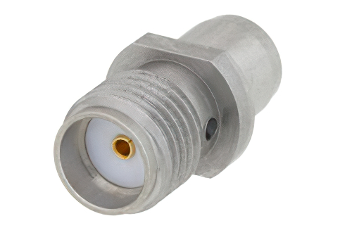 Slide-On BMA Plug to SMA Female Adapter