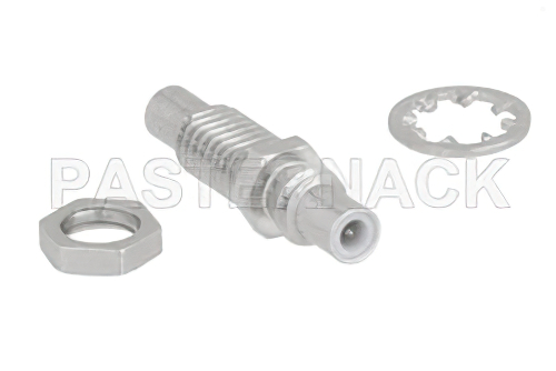 SSMC Jack to SSMC Jack Bulkhead Mount Adapter