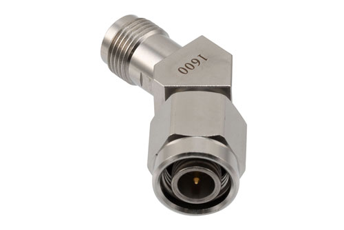 RF Adapter, 45 Degree Angle TNC plug to TNC jack 18GHz VSWR1.2