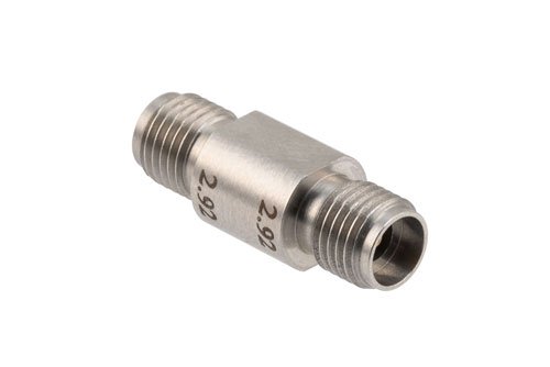 2.92mm Female to 2.92mm Female Adapter, Stainless Steel, Engineering Grade