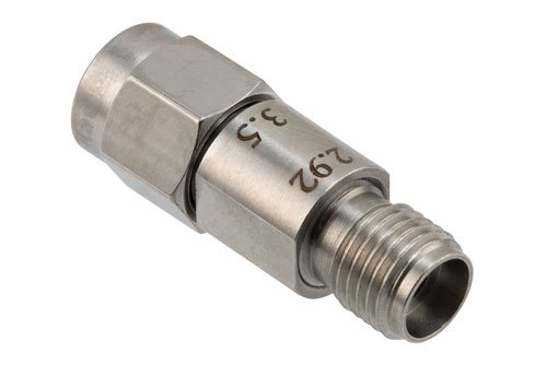 2.92mm Female to 3.5mm Male Adapter, Stainless Steel, Engineering Grade