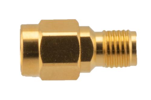 RP SMA Snap On Male to SMA Female Adapter, VSWR 1.2 up to 6 GHz