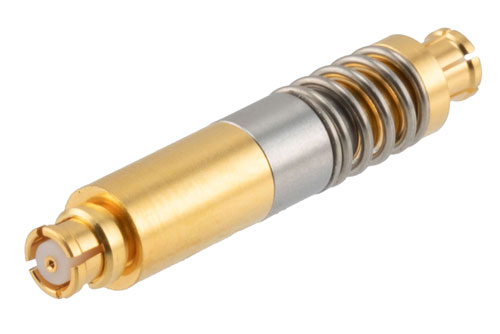SMP Female to SMP Female Spring-loaded Adapter (Bullet), L=1.00 inch