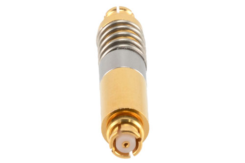 SMP Female to SMP Female Spring-loaded Adapter (Bullet), L=1.00 inch