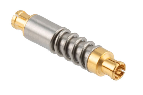 SMPM Female to SMPM Female Spring-loaded Adapter (Bullet), L=0.65 inch