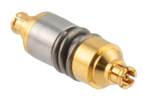 SMPS Female to SMPS Female Spring-loaded Adapter (Bullet), L=0.42 inch