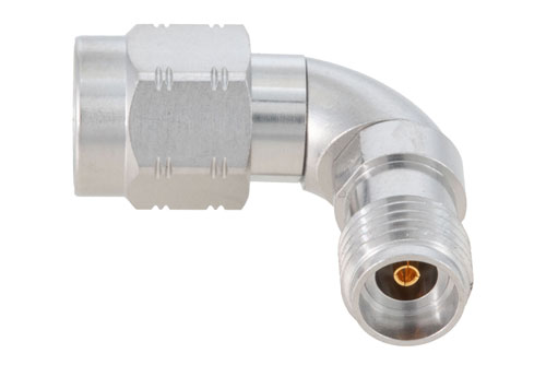 2.92mm Male to Female Radius Right Angle Adapter, VSWR 1.3 Max. at 40GHz