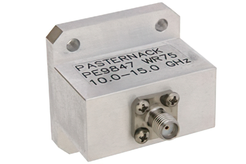 WR-75 Square Type Flange to End Launch SMA Female Waveguide to Coax ...