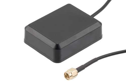 32 dBi Active GPS/BeiDou Magnet Mount Antenna RHCP 1561/1575 MHz, RG174 ...