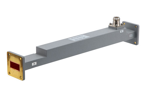 WR-112 Waveguide 40 dB Broadwall Coupler, UG Cover Flange, N-Type ...