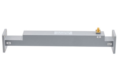 WR-112 Waveguide 50 dB Broadwall Coupler, UG Cover Flange, SMA Female ...