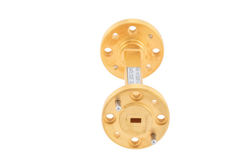WR-12 Straight Waveguide Section 2 Inch Length, UG-387/U Round Cover ...