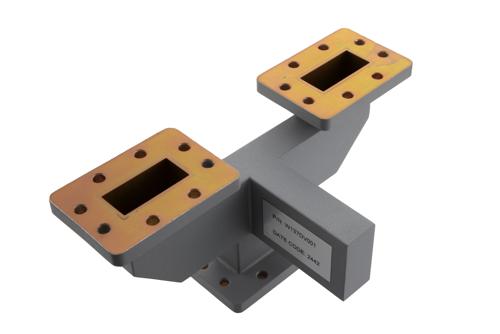 2 Way WR-137 Waveguide Power Divider CPR137F Flange From 5.85 GHz to 6. ...