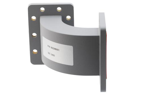 WR-229 Waveguide E-Bend with UG Cover and Grooved Flanges Operating ...