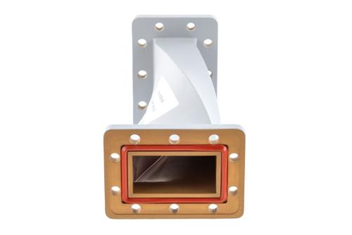 WR-229 90 Degree Waveguide Right Hand Twist With a UG Cover and Grooved ...