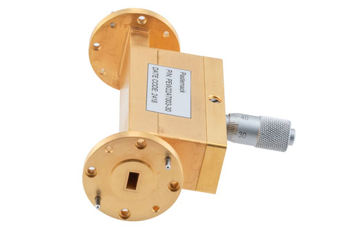 WR-22 Waveguide Continuously Variable Attenuator, 0 to 30 dB, from 33 ...