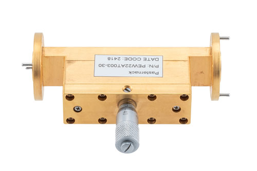Wr 22 Waveguide Continuously Variable Attenuator 0 To 30 Db From 33 Ghz To 50 Ghz Ug 383 U