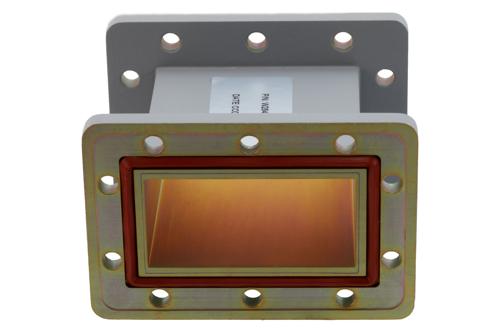 WR-284 Straight Waveguide Section 4 Inch Length, UG Cover and Grooved ...