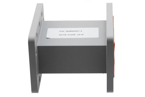 WR-284 Straight Waveguide Section 4 Inch Length, UG Cover and Grooved ...