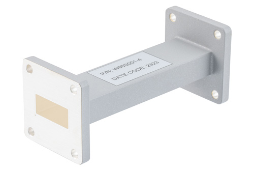WR-90 Straight Waveguide Section 4 Inch Length, UG Square Cover and ...