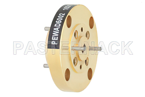 WR-15 Waveguide Bulkhead Adapter UG-385/U Round Cover Flange, 50 GHz to ...